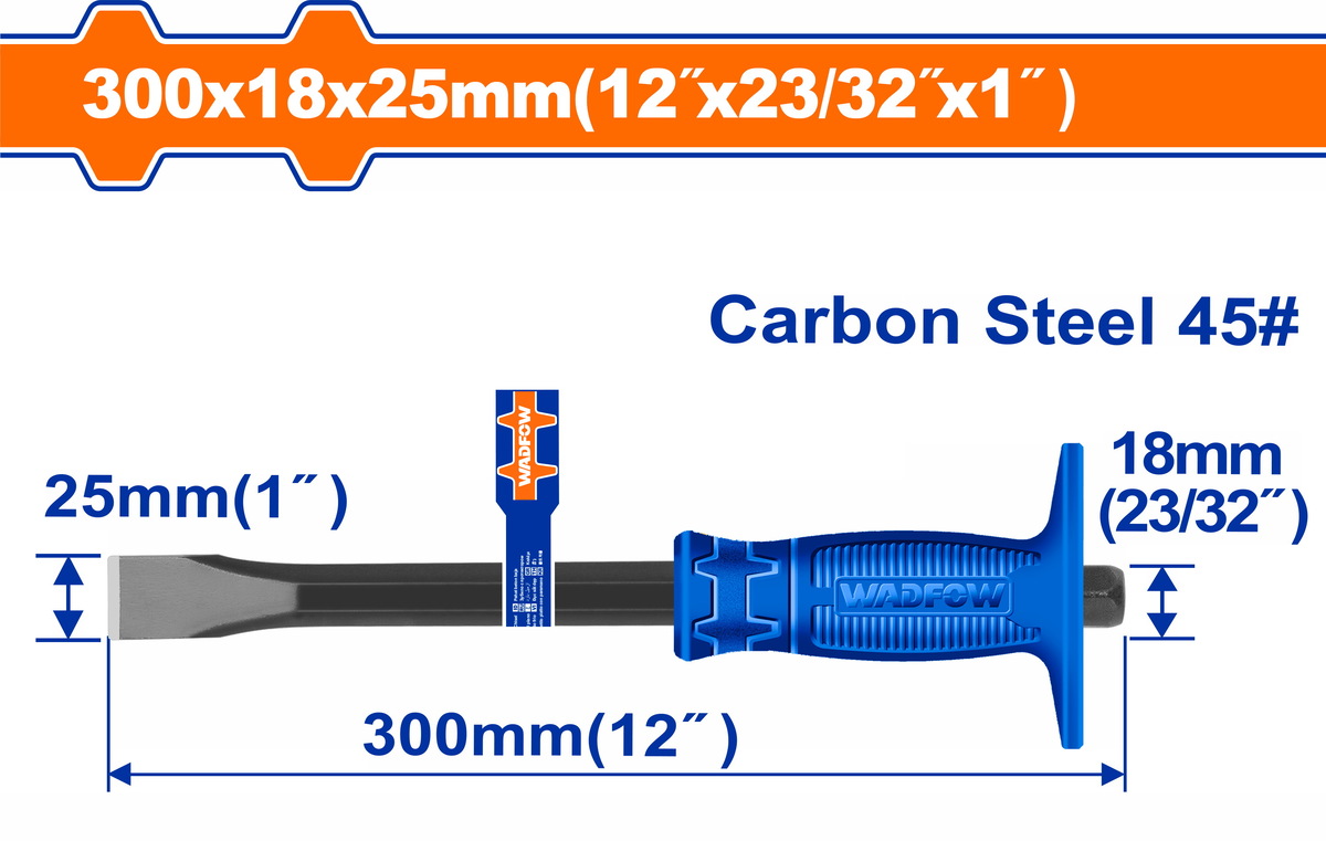WADFOW Cold chisel 300mm (WCC1302) - Wadfow