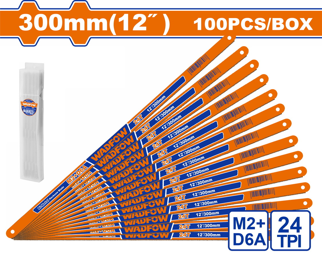 WADFOW Bi-Metal hacksaw blade 300mm / 24T (WHB2H24) - Wadfow